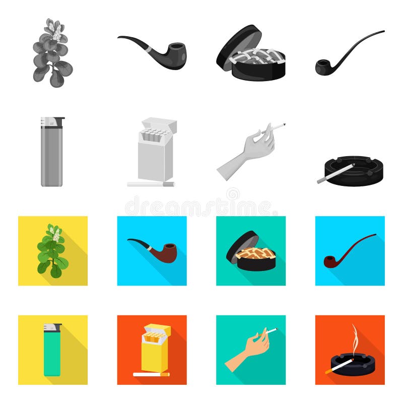Vector Design of Refuse and Stop Icon. Set of Refuse and Habit Stock ...