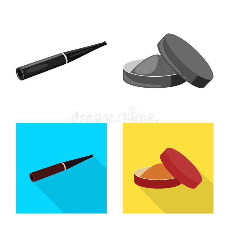 Isolated Object of Refuse and Stop Icon. Collection of Refuse and Habit ...