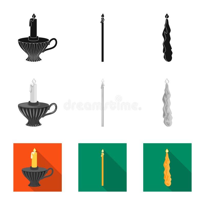 Isolated Object of Relaxation and Flame Logo. Collection of Relaxation ...