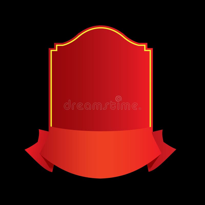 Frame Rebbon Black Vintage Labels Stock Vector - Illustration of balck ...