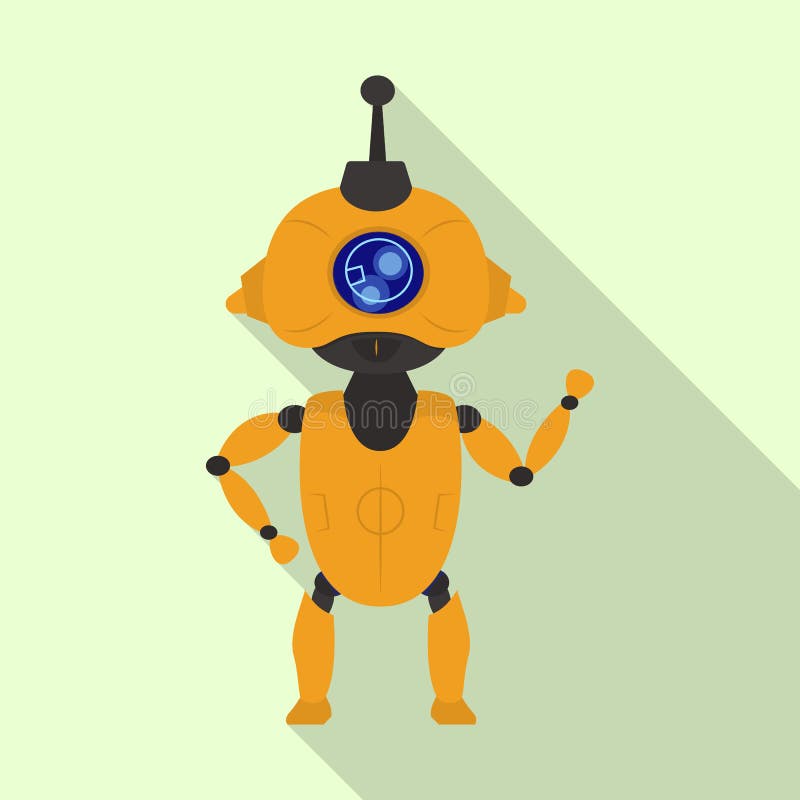 Object Of Robot And Factory Sign Set Of Robot And Space Stock Symbol