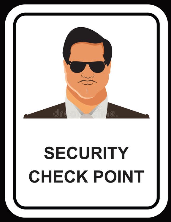 Vector Design of Security Guard Man Icon in EPS10 Stock Vector ...