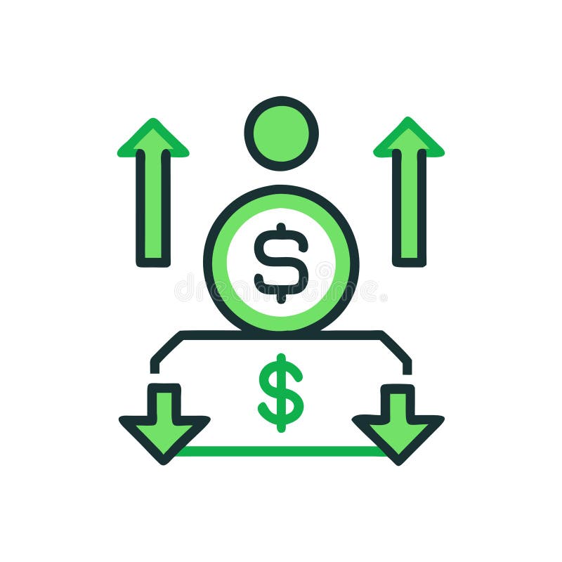 Cost of Capital Visual Representation Stock Vector - Illustration of ...