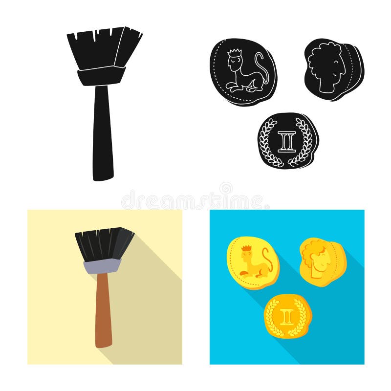 Vector Design of Story and Items Icon. Set of Story and Attributes ...