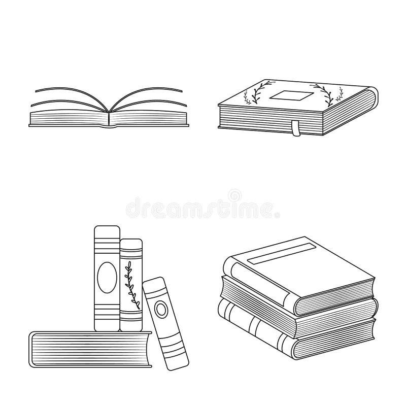 Vector Design of Study and Literature Icon. Set of Study and Source ...