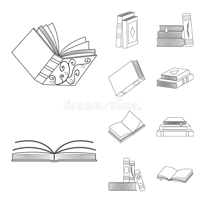 Vector Design of Study and Literature Symbol. Collection of Study and ...