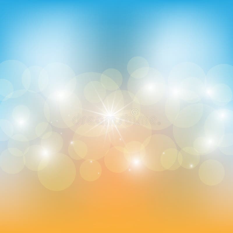 Vector Design Summer Time Background. Illustration of Soft Colored ...