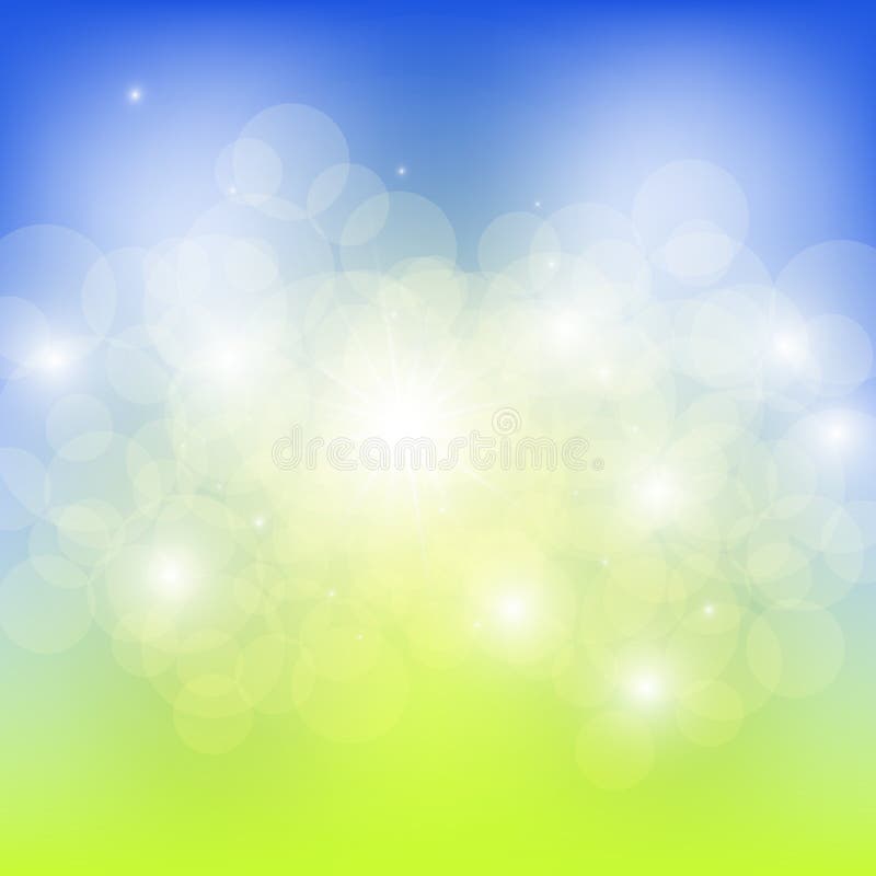 Vector Design Summer Time Background. Illustration of Soft Colored ...