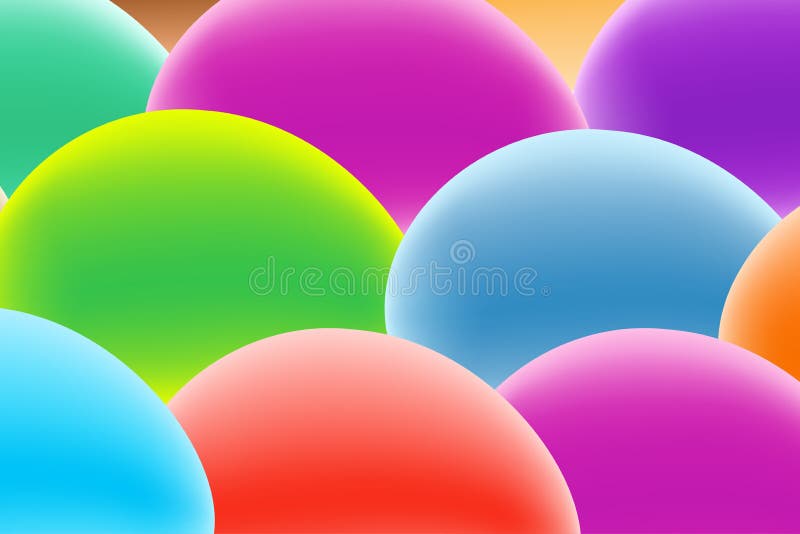 Vector Design Template in Trendy Bright Gradient Colors with Abstract ...