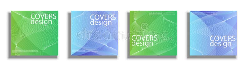 Vector Design Templates for Covers, Vector Square Covers Design Stock ...