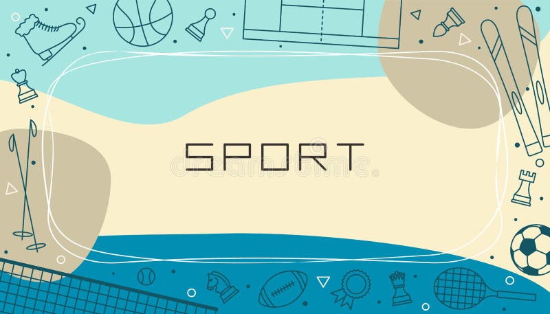 Vector Design Templates for Sport in Simple Modern Style Stock Vector ...