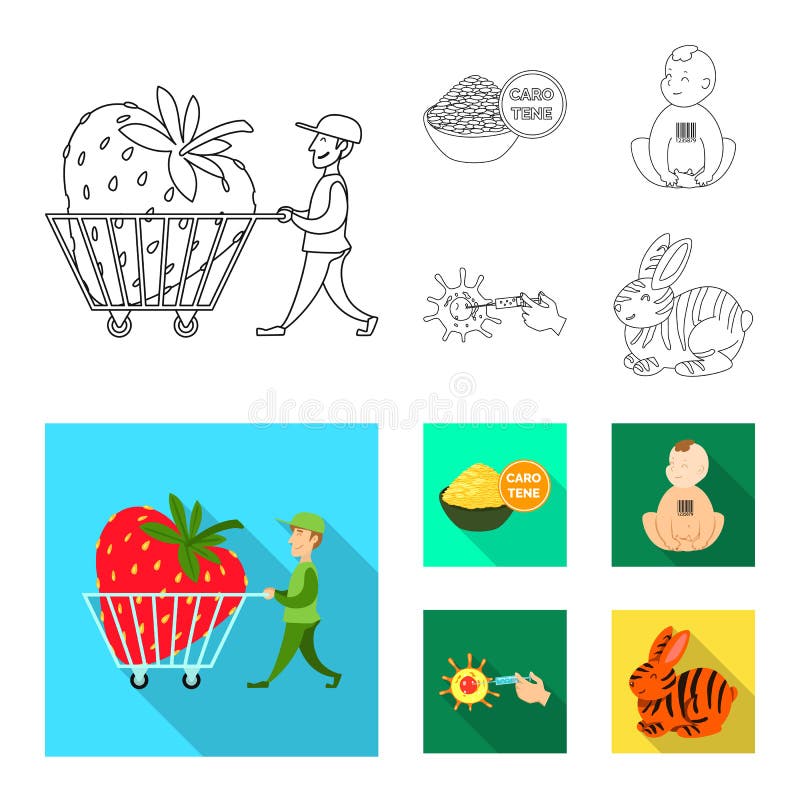 Vector Design of Test and Synthetic Icon. Collection of Test and ...
