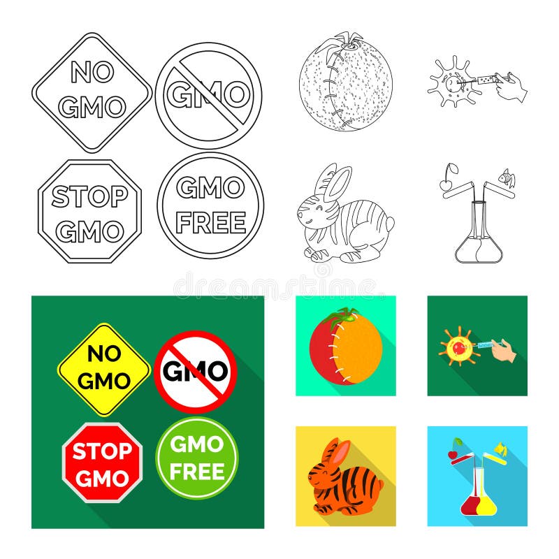 Vector Design of Test and Synthetic Logo. Collection of Test and ...