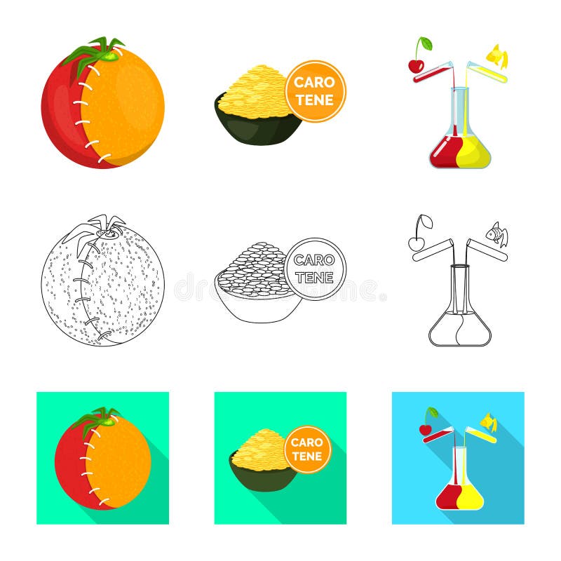 Isolated Object of Test and Synthetic Symbol. Collection of Test and ...