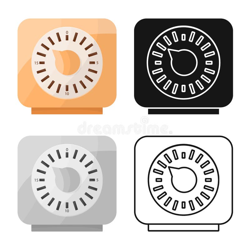 Vector Design of Timer and Technology Sign. Graphic of Timer and ...