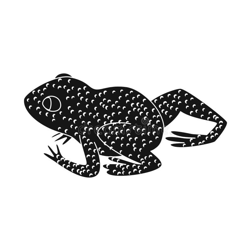 Isolated Object of Toad and Yellow Icon. Set of Toad and Rainforest ...
