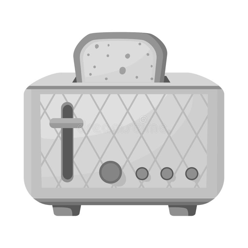 Vector Design of Toaster and Bread Symbol. Graphic of Toaster and Oven ...