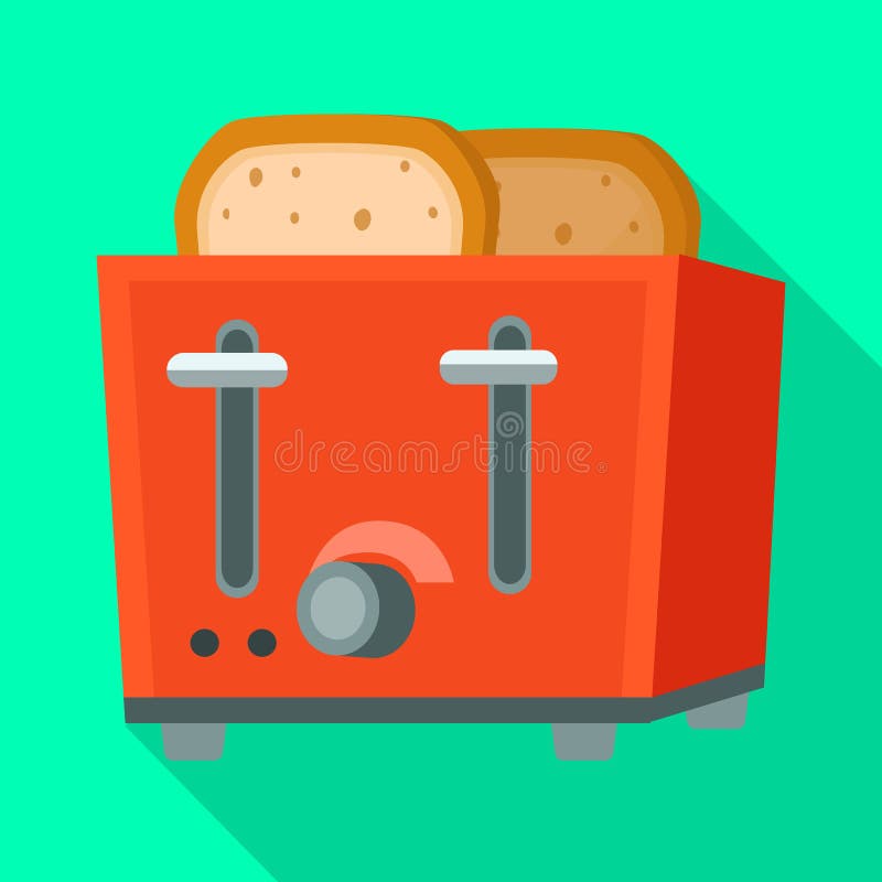 Vector Design of Toaster and Toast Icon. Web Element of Toaster and ...