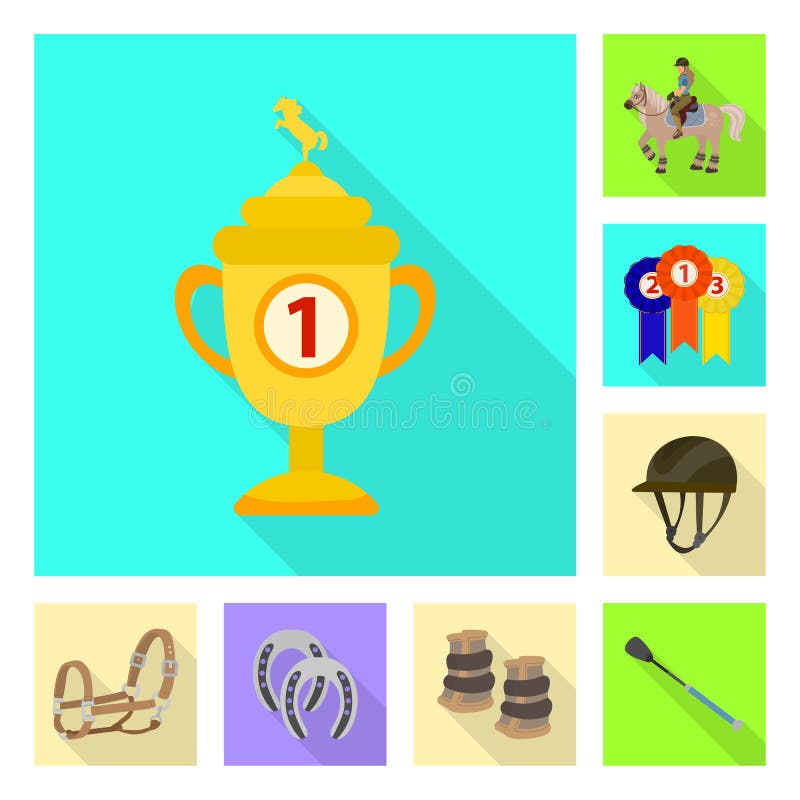 Vector Design of Track and Racing Logo. Collection of Track and Riding ...