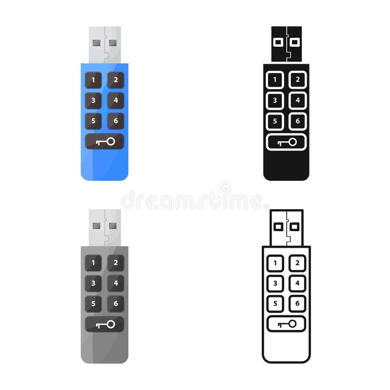 Vector Design of Usb and Memory Sign. Graphic of Usb and Disk Stock ...