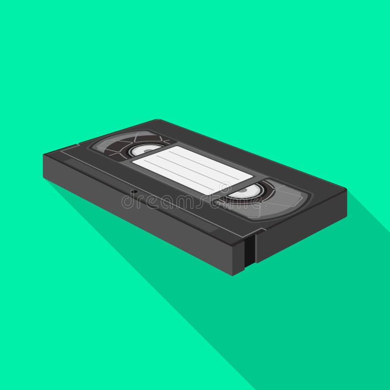 Vector Design of Videotape and Tape Symbol. Web Element of Videotape ...