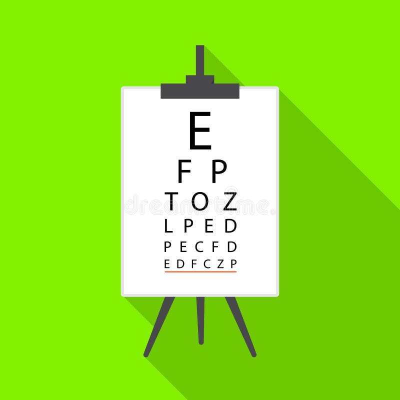 Isolated Object of Vision and Test Icon. Collection of Vision and Check ...