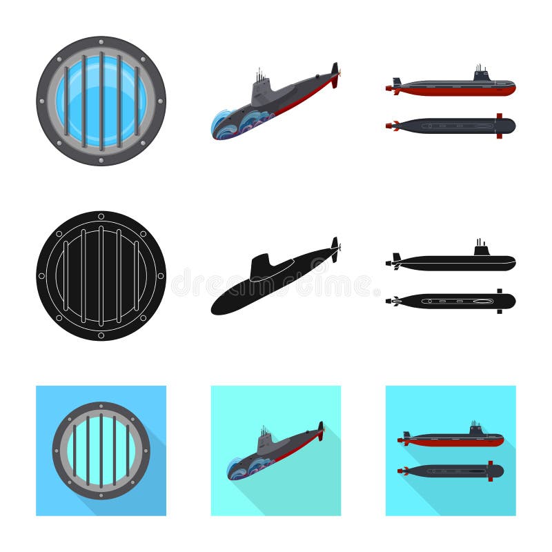 Vector Design of War and Ship Icon. Set of War and Fleet Vector Icon ...