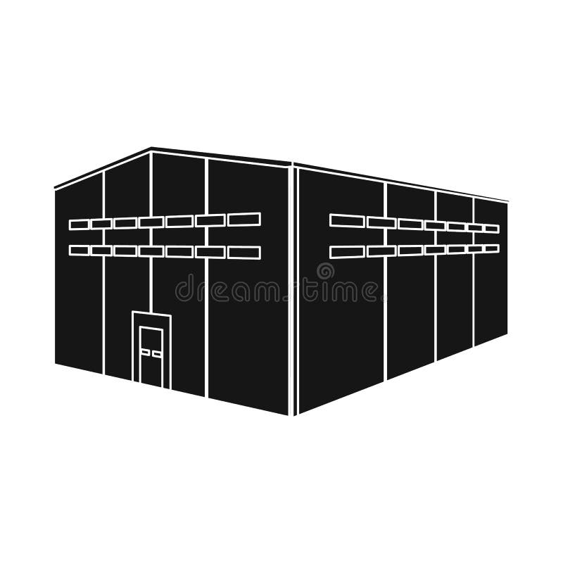 Isolated Object of Warehouse and Storage Symbol. Collection of ...