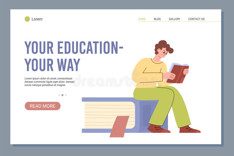 Personal Development and Skills Improvement Banner Flat Vector ...