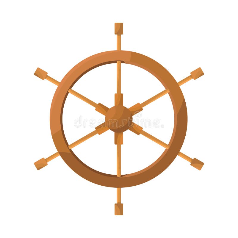Vector Design of Wheel and Ship Icon. Collection of Wheel and ...