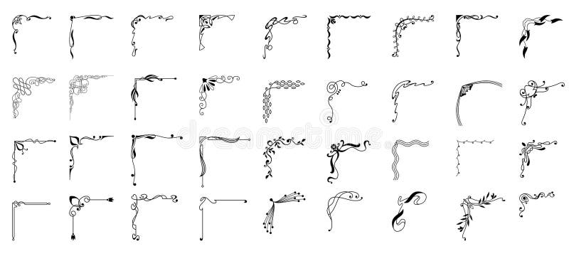 Vector designs elements. stock vector. Illustration of ornate - 313368419