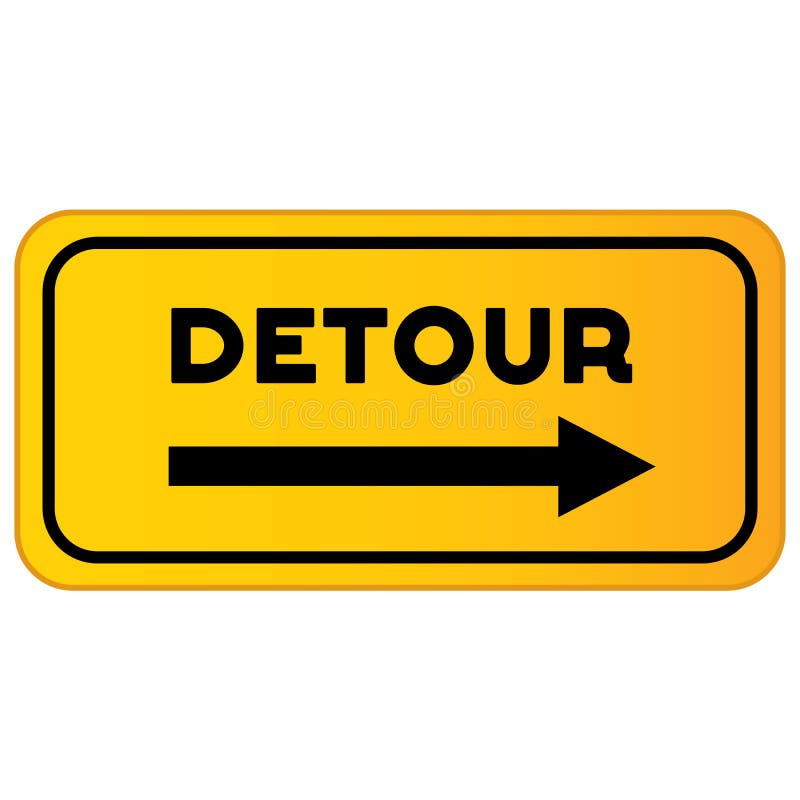 Detour Sign Stock Illustrations – 1,530 Detour Sign Stock Illustrations, Vectors & Clipart ...
