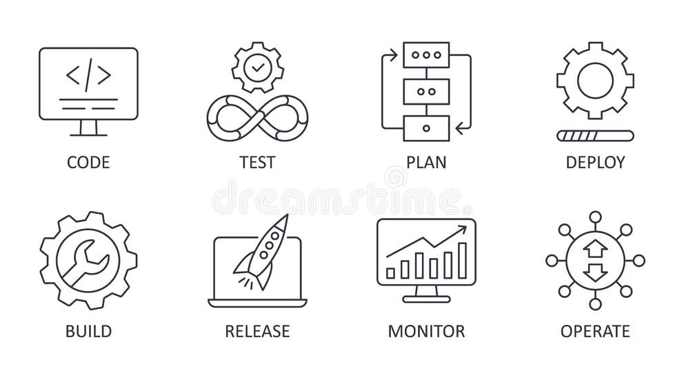 Devops Icons Stock Illustrations – 398 Devops Icons Stock Illustrations ...