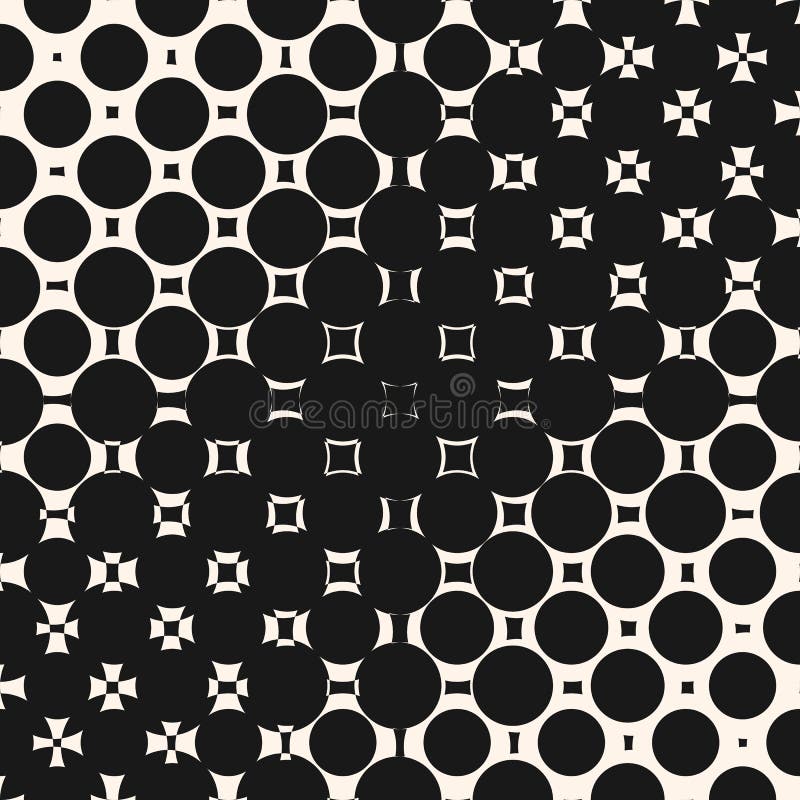 Vector Diagonal Gradient Halftone Pattern with Morphing Geometric ...