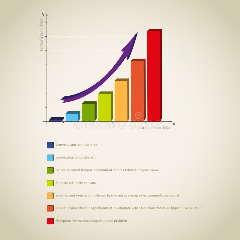Vector Diagram, Graph Infographic Background Stock Vector ...