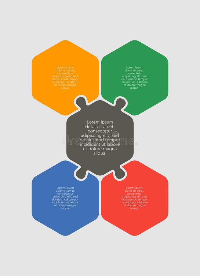 Vector Diagram Infographic Process on 4 Steps Stock Vector ...