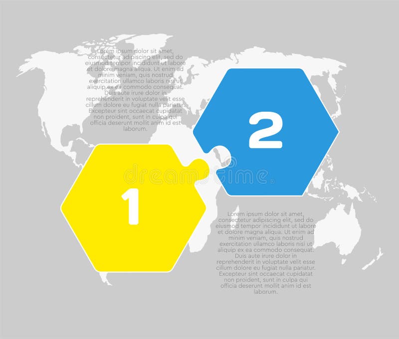 Vector Diagram Infographic Process on 2 Steps Stock Vector ...