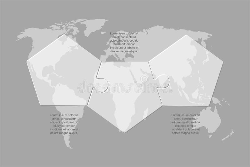 Three Options Puzzle Diagram Stock Illustrations – 108 Three Options ...