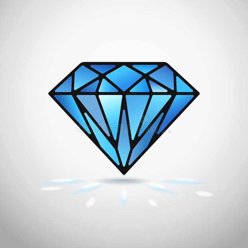 Vector diamond stock vector. Illustration of posh, party - 34520374