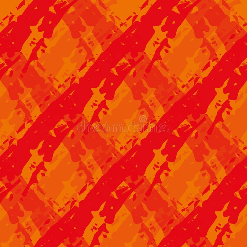 Vector Diamond Flame Effect Seamless Pattern Background. Painterly ...