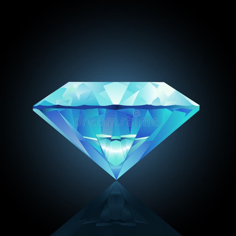 Diamond stock vector. Illustration of perfect, brilliant - 4907742