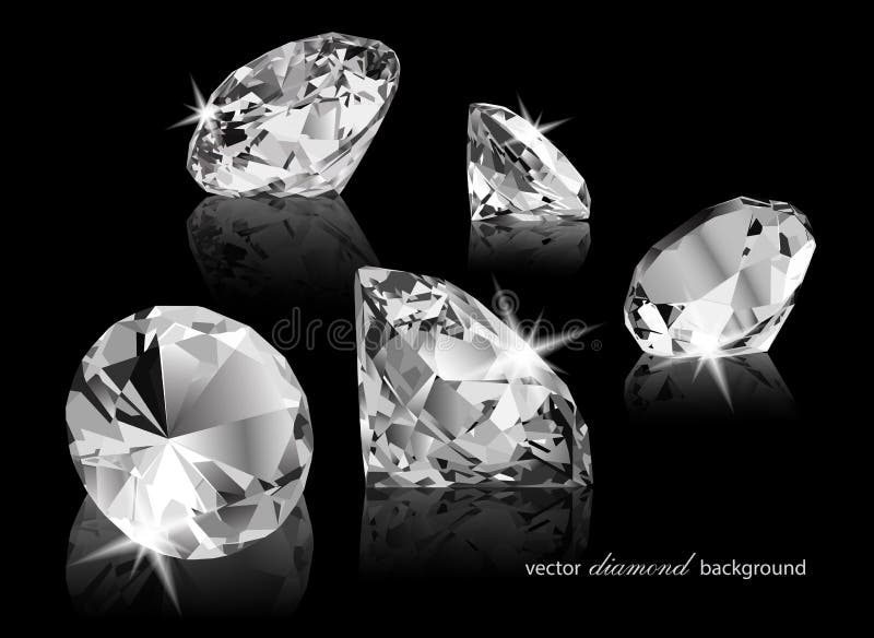 Vector Diamond Illustration Stock Vector - Illustration of poster ...