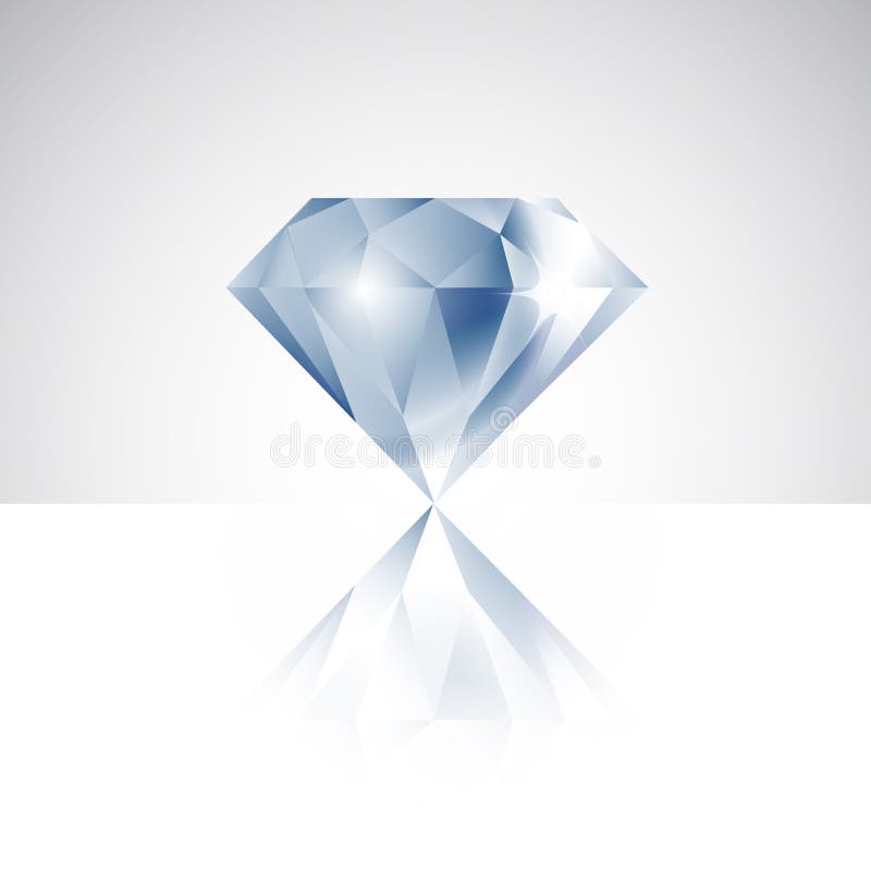 Diamond Reflection Abstract Bright Vivid Background Stock Illustration ...