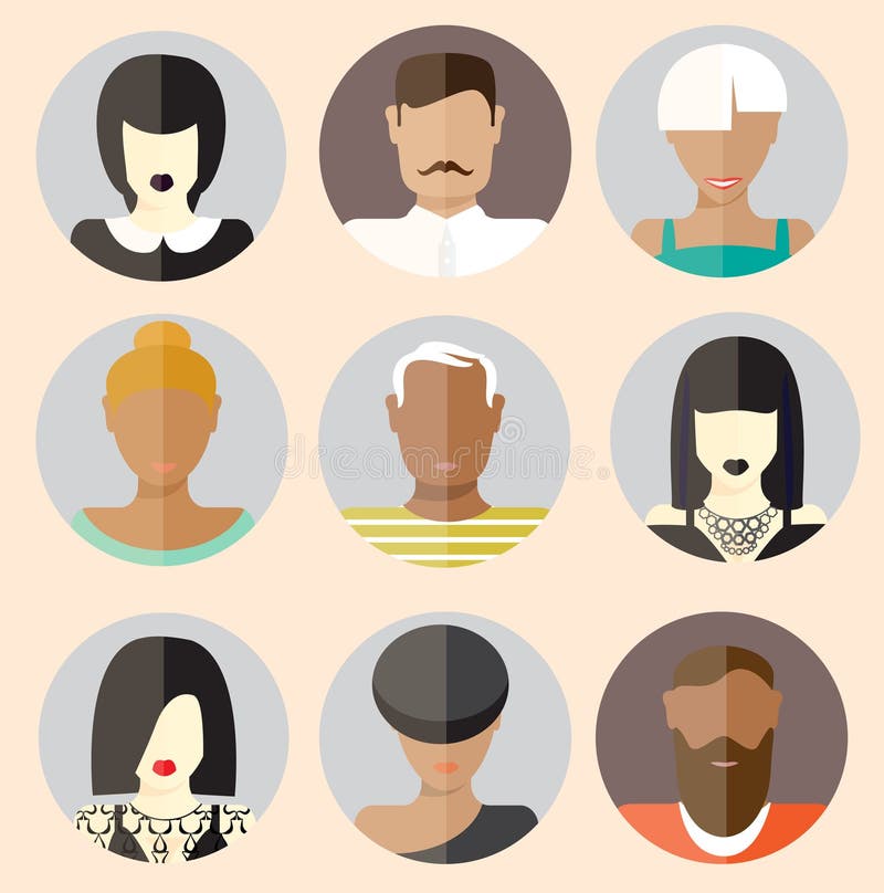 People icons. stock vector. Illustration of manager - 114490914