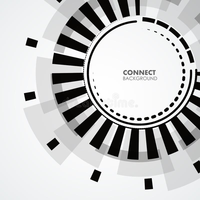 Vector Digital Element Futuristic. Technology Circle Design Connect ...
