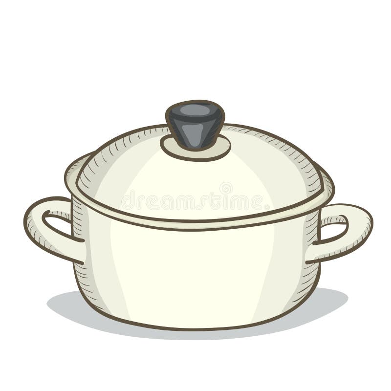 Vector Digital Painting Doodle Pan Stock Vector - Illustration of ...