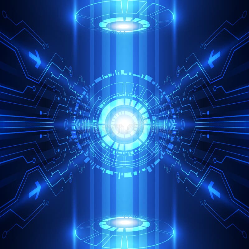 Vector Digital Speed Technology, Abstract Background Stock Vector ...