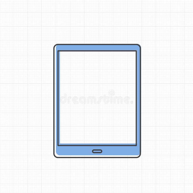 Vector of Digital Tablet Icon Stock Vector - Illustration of equipment ...