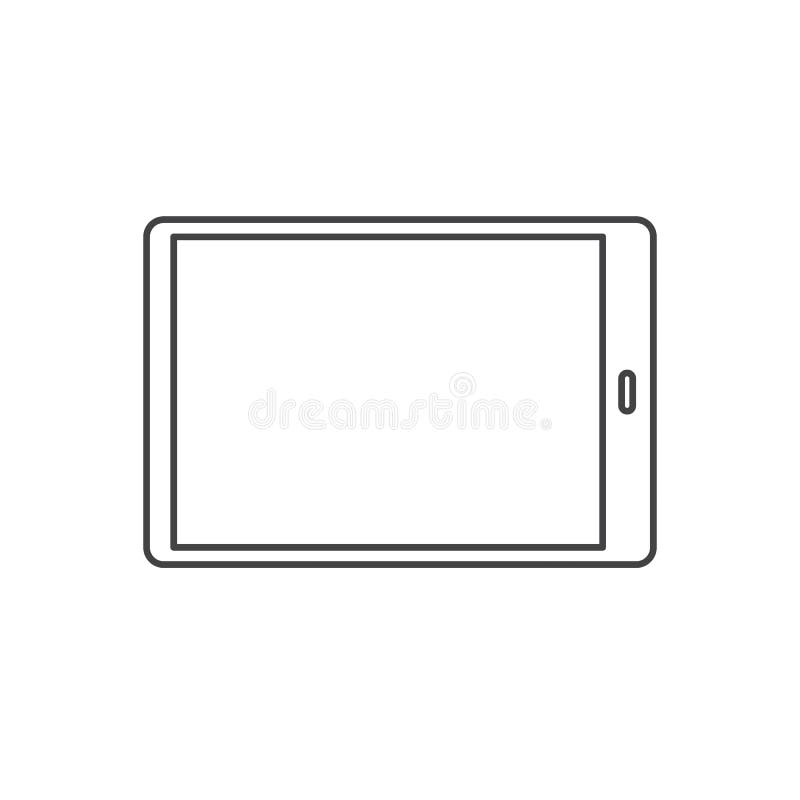 Vector of Digital Tablet Icon Stock Vector - Illustration of device ...