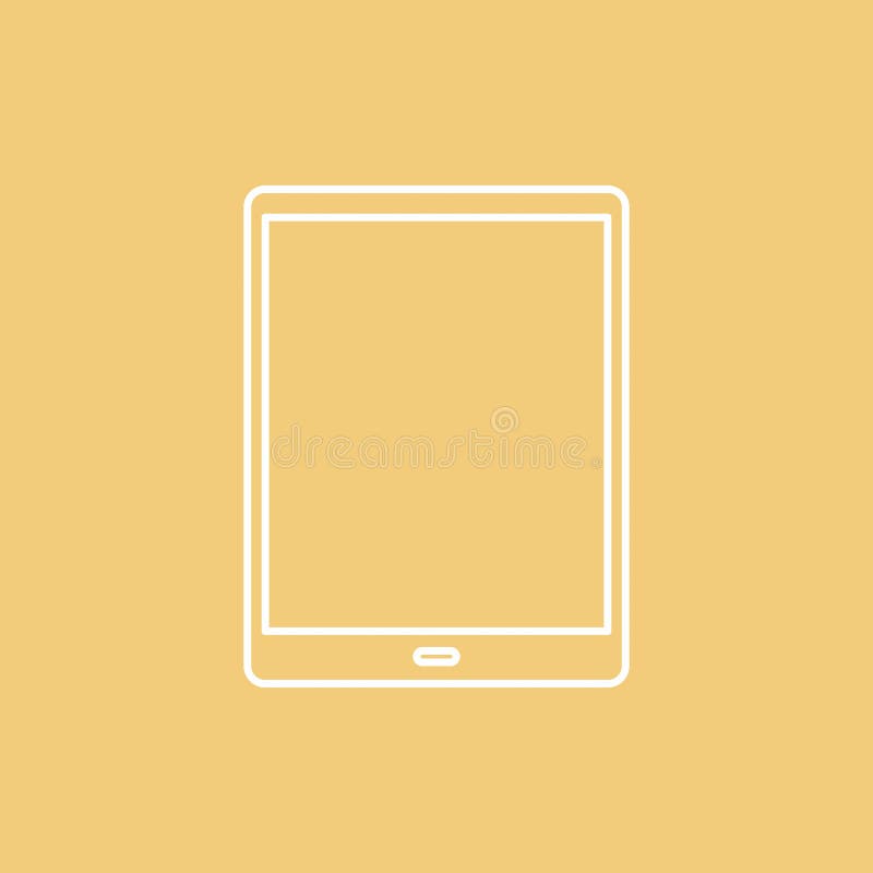 Vector of Digital Tablet Icon Stock Vector - Illustration of screen ...